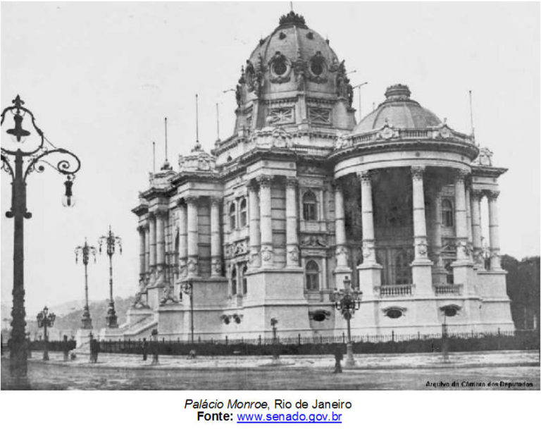 Palácio Monroe - Estilos Arquitetônicos